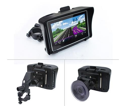 4.3" Touchscreen Waterproof Motorcycle GPS Navigation