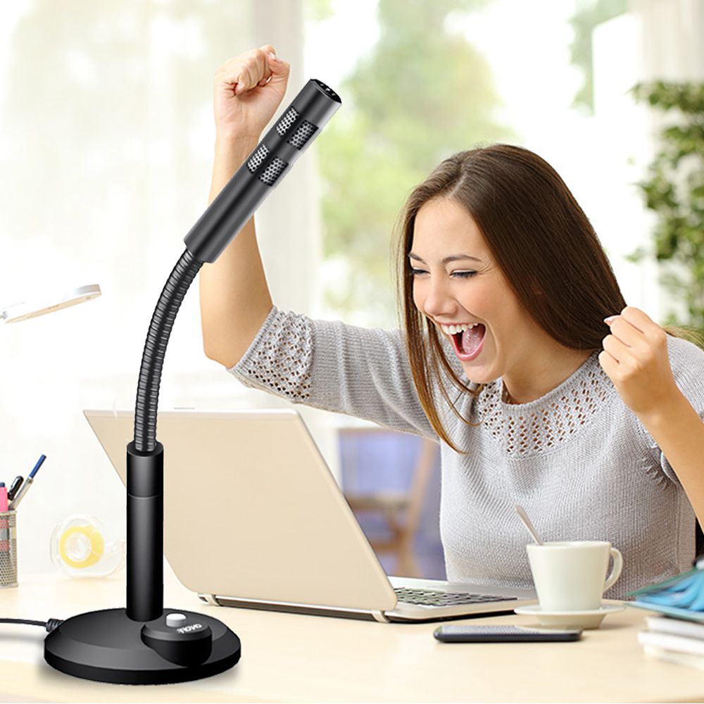 F11 Computer Microphone Omnidirectional Microphone One-Button