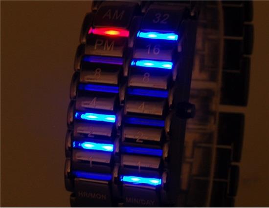 Japanese Movement Water Resistant LED Watch