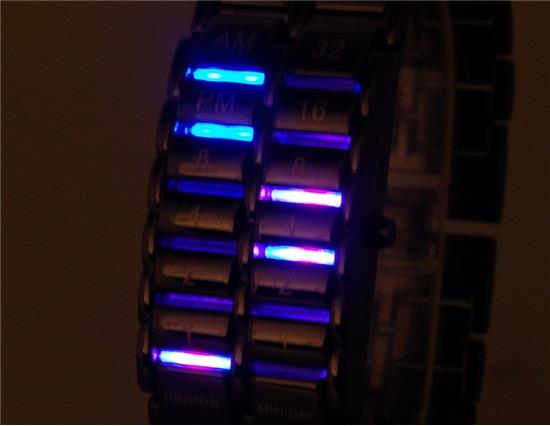 Japanese Movement Water Resistant LED Watch