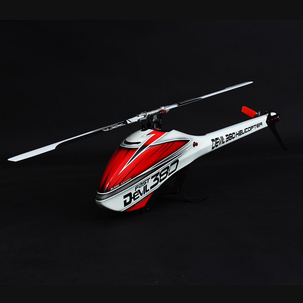 ALZRC Devil 380 FAST RC Helicopter KIT Version Red