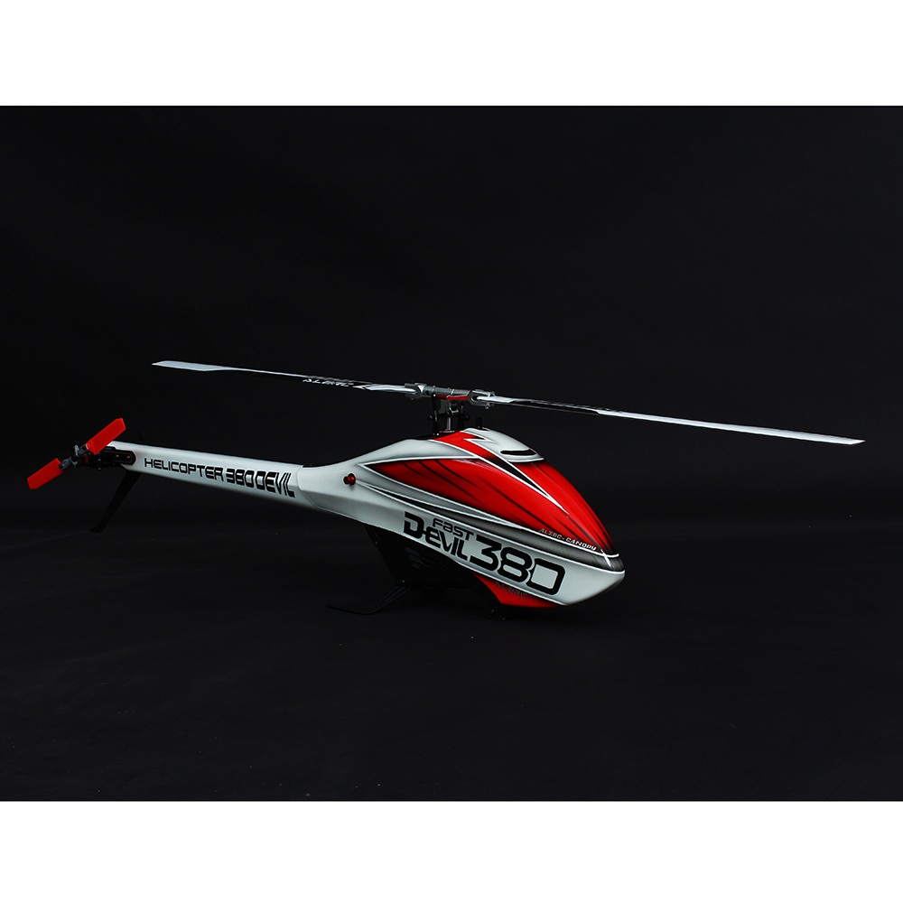 ALZRC Devil 380 FAST RC Helicopter KIT Version Red