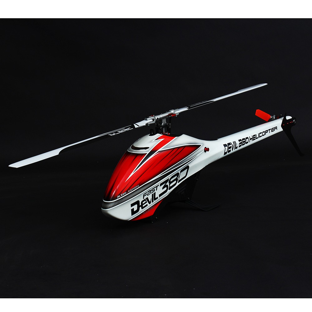 ALZRC Devil 380 FAST RC Helicopter Super Combo Version Red