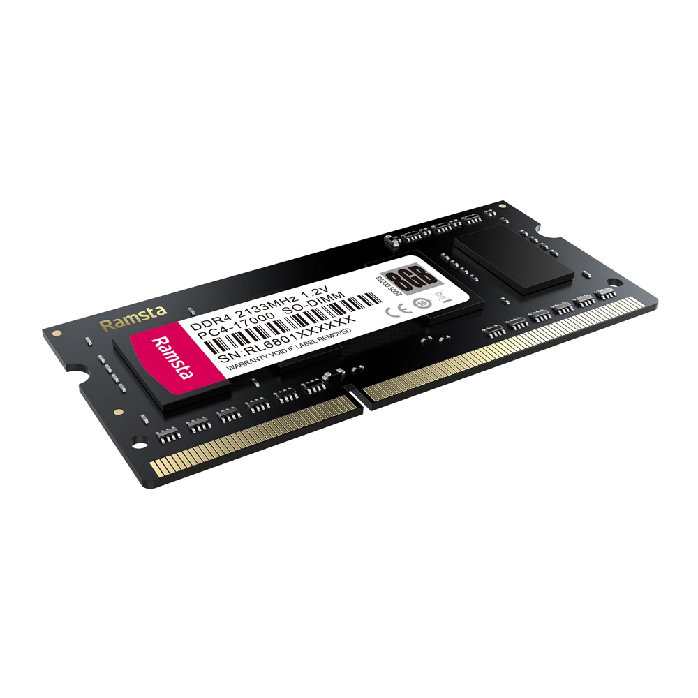 Ramsta 4GB DDR4 Memory Bank 2133MHz Black