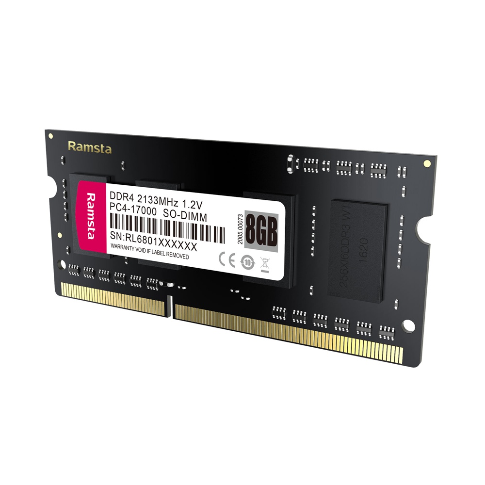 Ramsta 8GB DDR4 Memory Bank 2133MHz Black