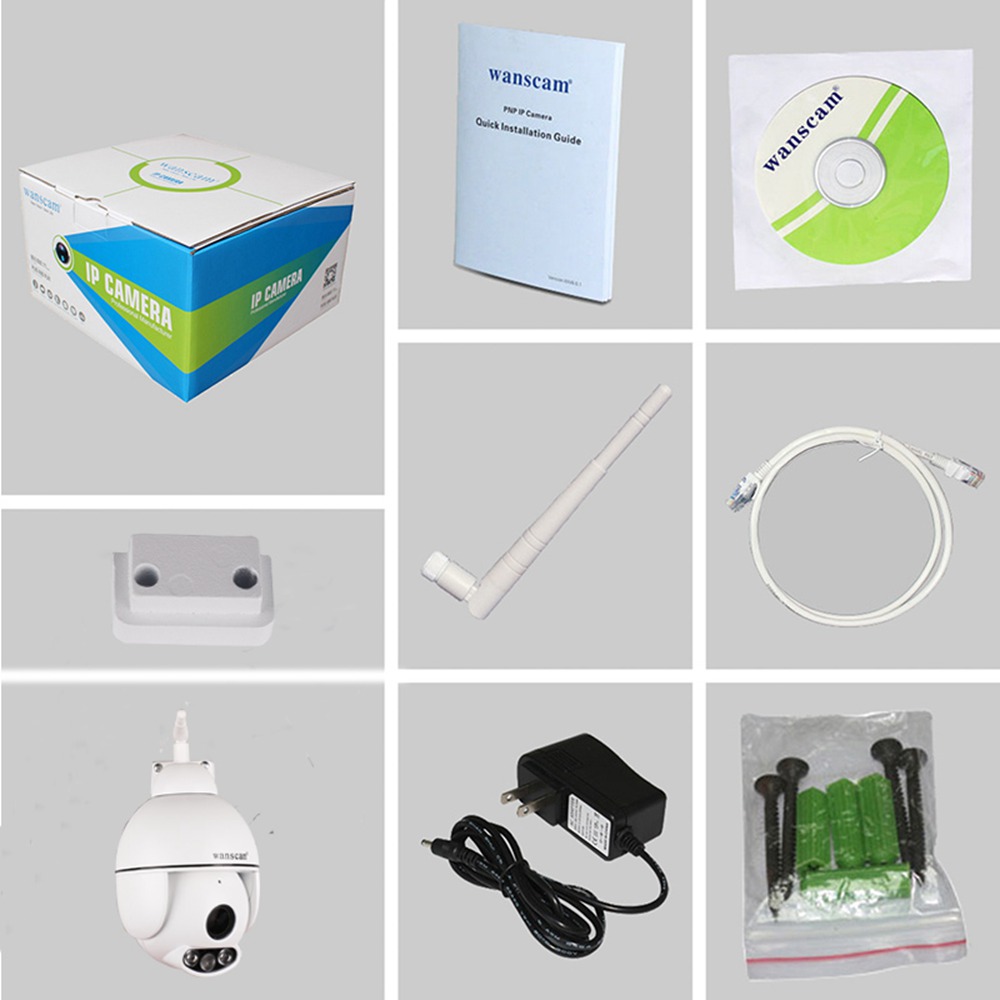 Wanscam HW0054 1080P WiFi IP Camera White