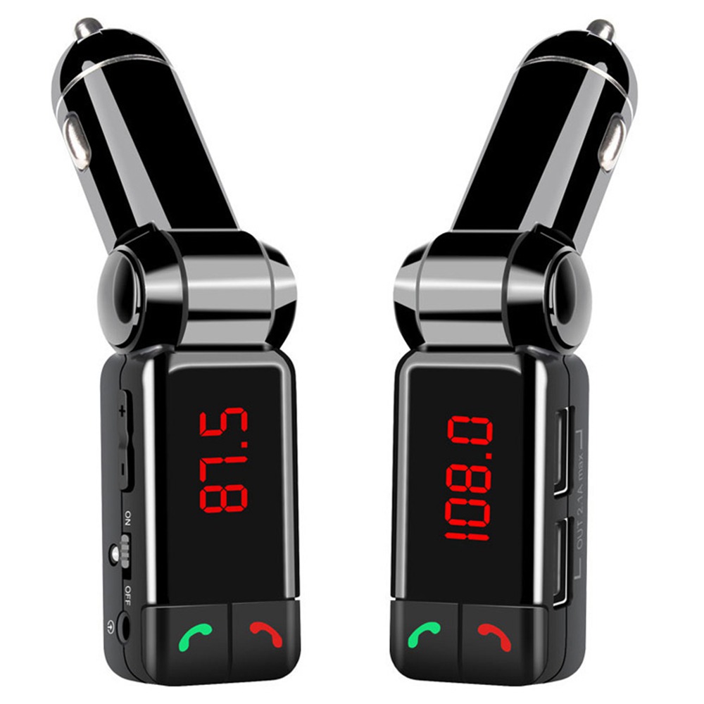 Earldom BC06 Dual USB Car Charger Bluetooth Handsfree Call