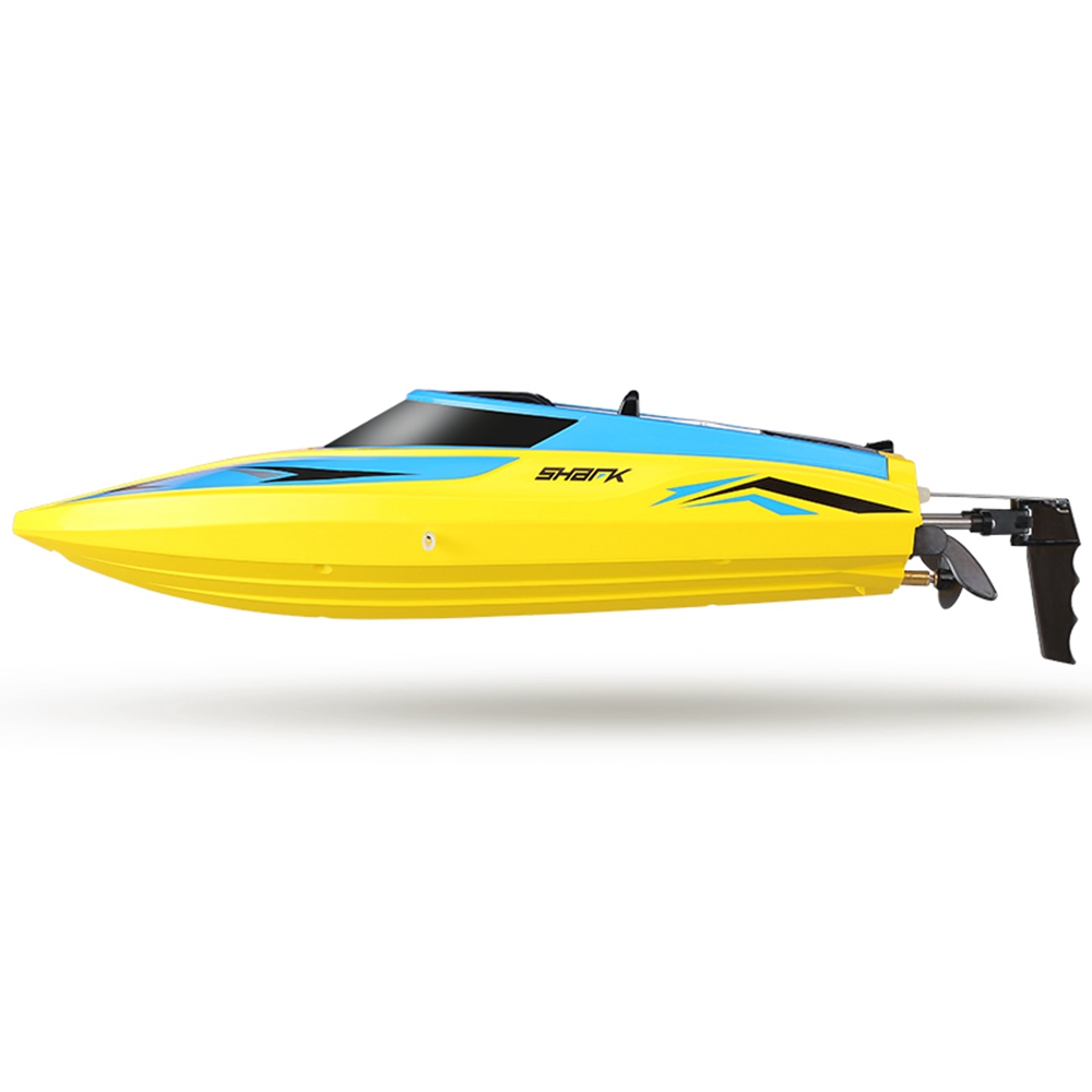 JJRC S2 SHARK RC Boat 180 Degree Flip Brushed RTR Yellow