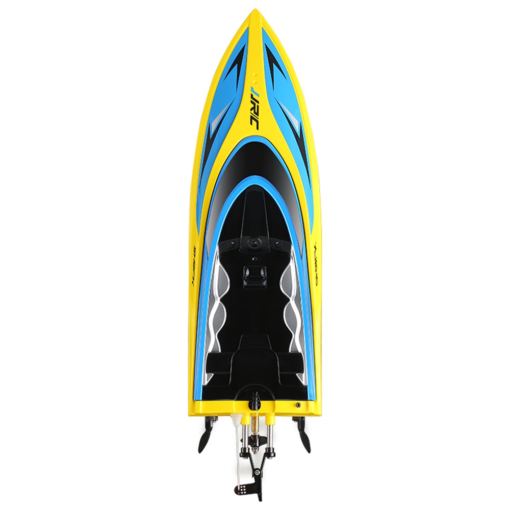 JJRC S2 SHARK RC Boat 180 Degree Flip Brushed RTR Yellow