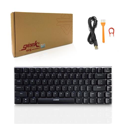 Ajazz AK33 Wired Gaming Mechanical Keyboard Black