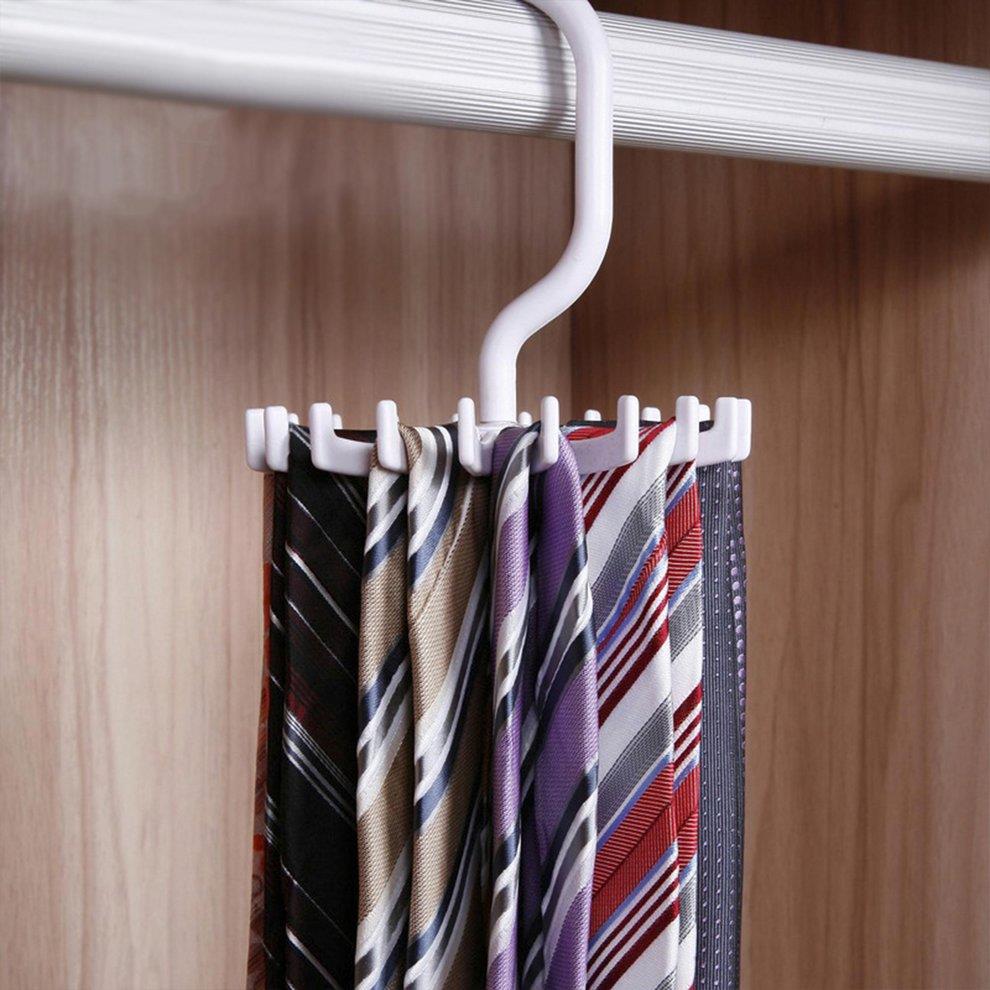 360 Degree Rotating Tie Rack