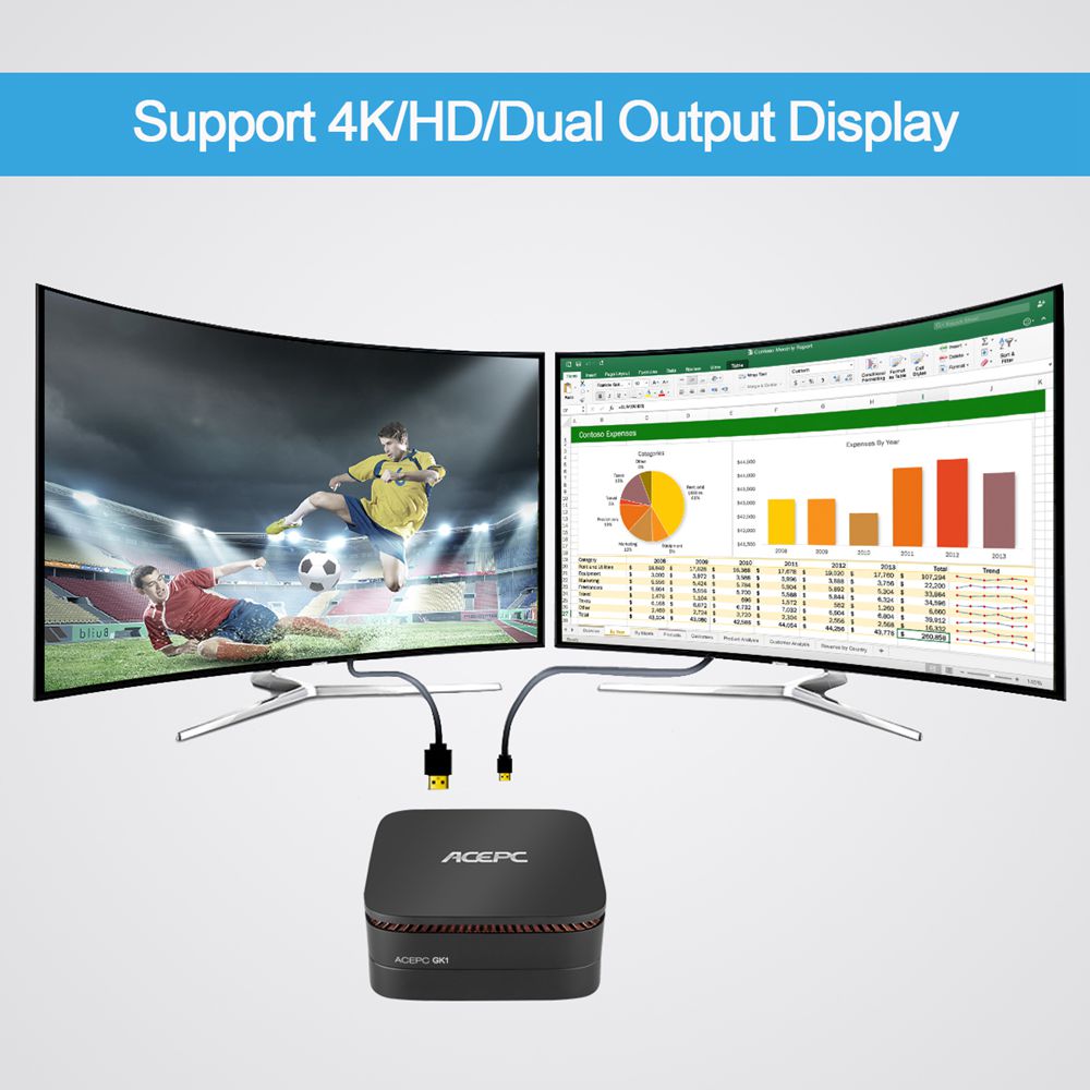 ACEPC GK1 Gemini Lake N4100 4GB/32GB Windows10 Mini PC