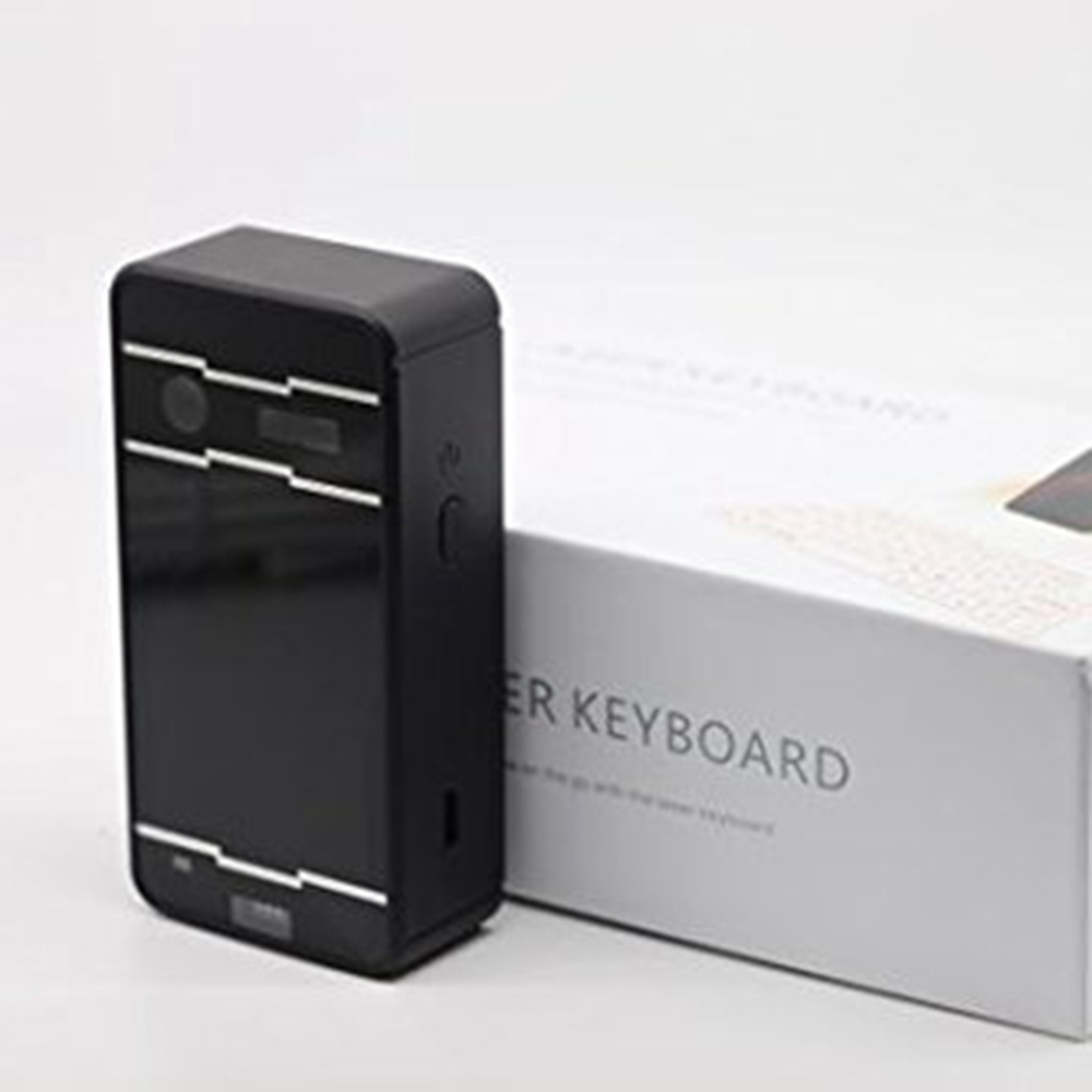 F1A Bluetooth Wireless Virtual Laser Projection Keyboard Black