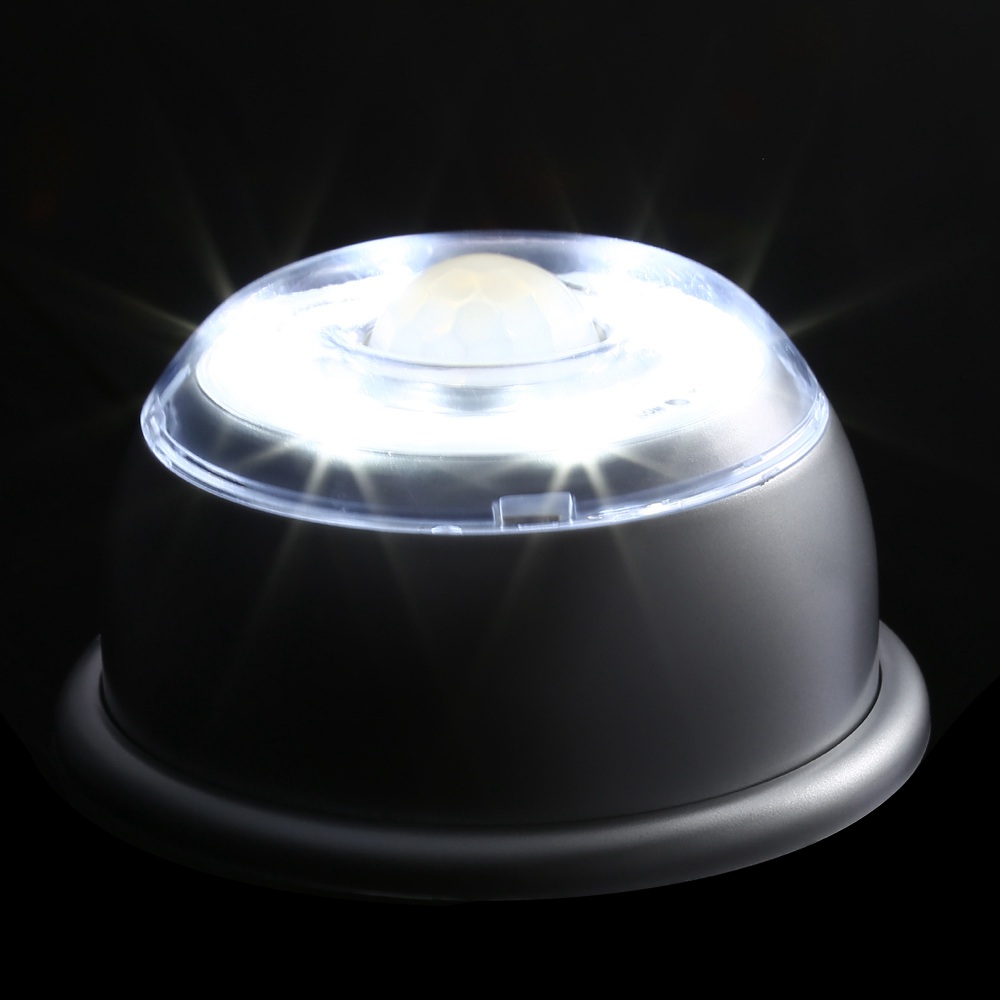 Infrared Human Body Induction Lamp Silver