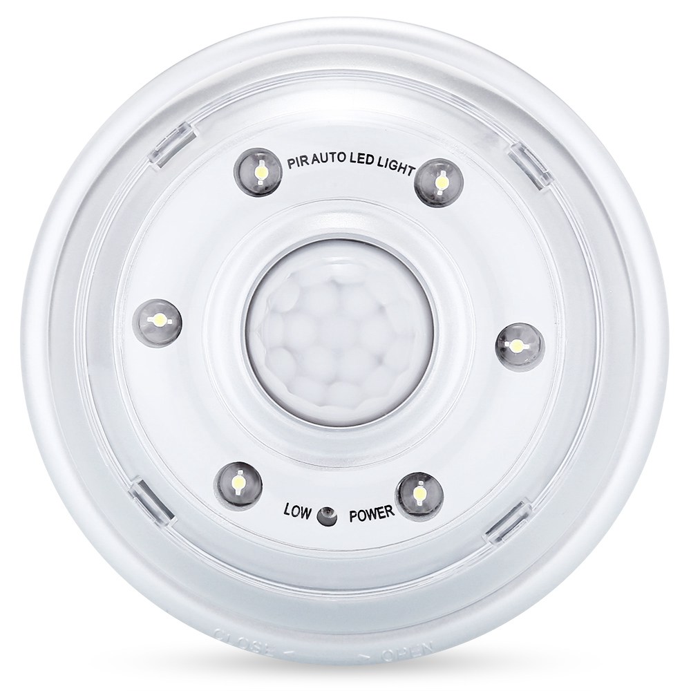 Infrared Human Body Induction Lamp Silver