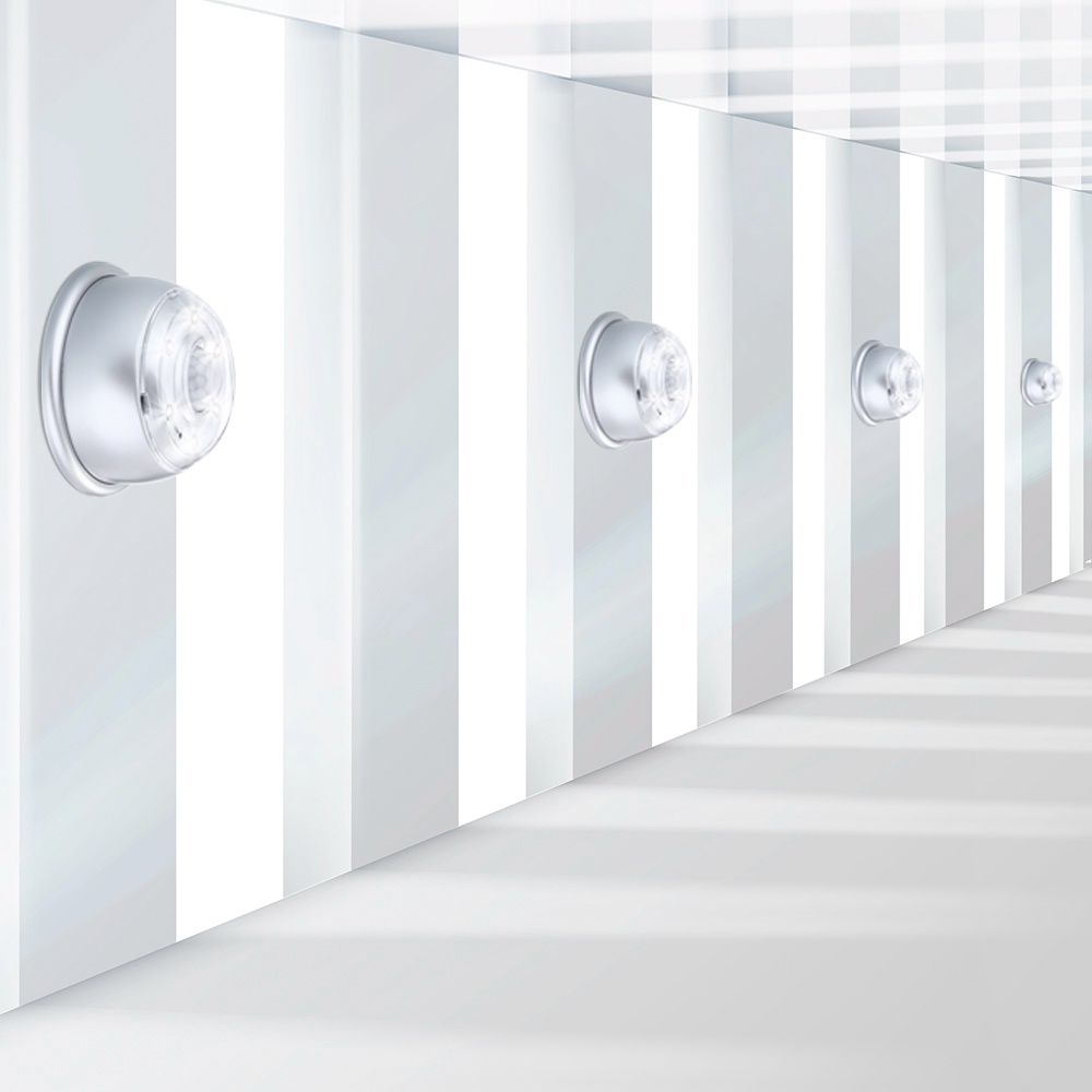 Infrared Human Body Induction Lamp Silver