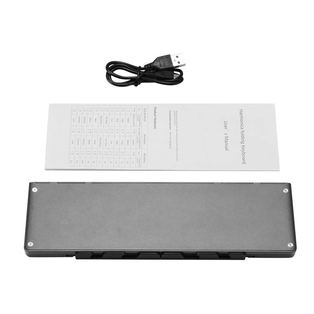 Viboton Bluetooth Wireless Super Slim Portable Folding Keyboard