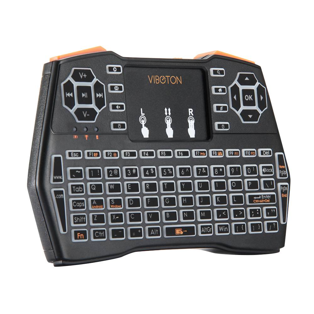 VIBOTON i8-Plus Backlit Wireless Keyboard with Touchpad