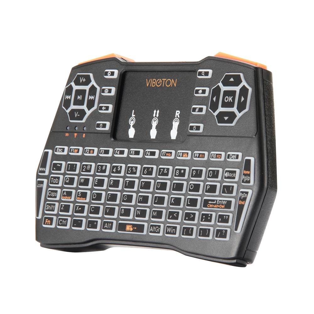 VIBOTON i8-Plus Backlit Wireless Keyboard with Touchpad