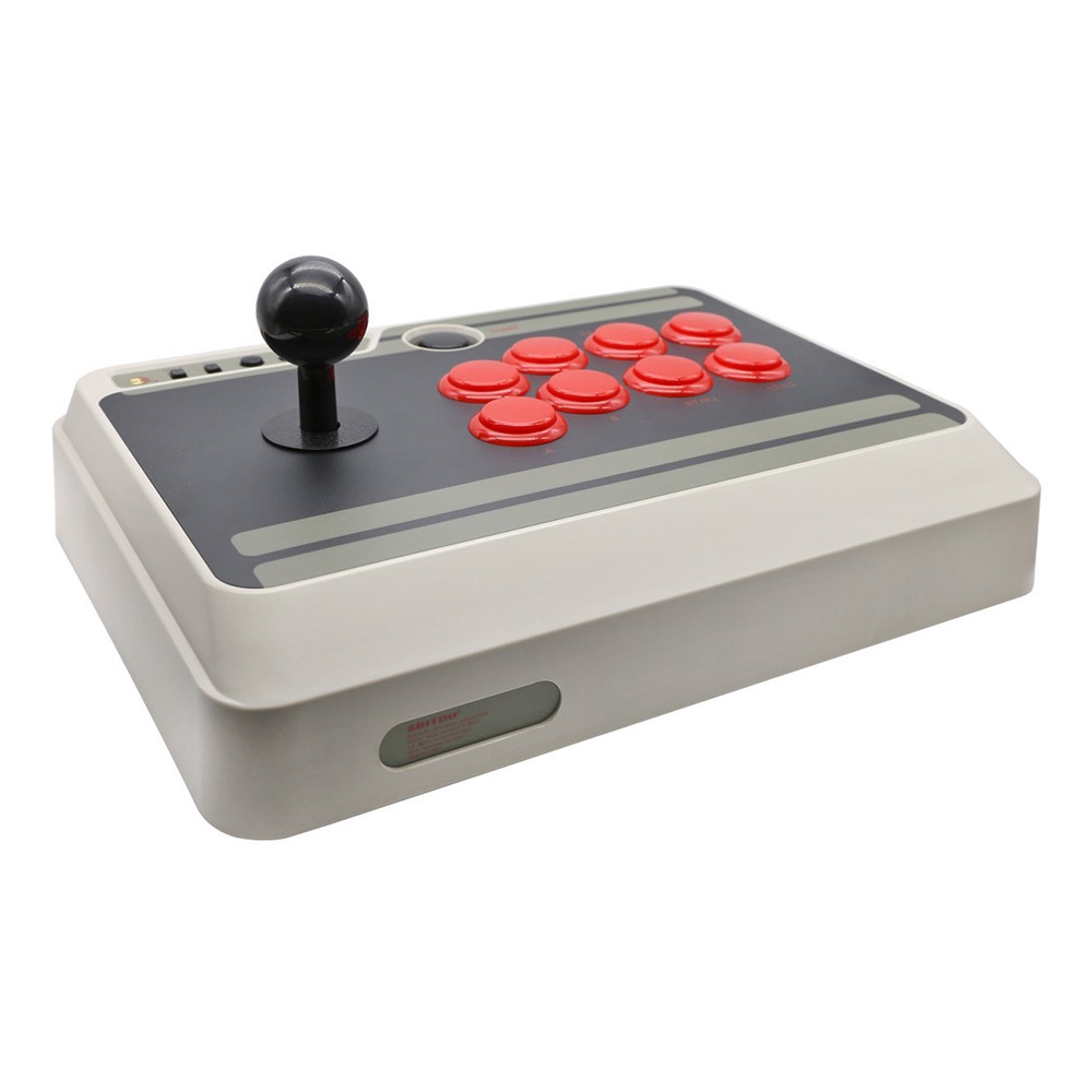 8Bitdo NES30 Arcade Stick Gray