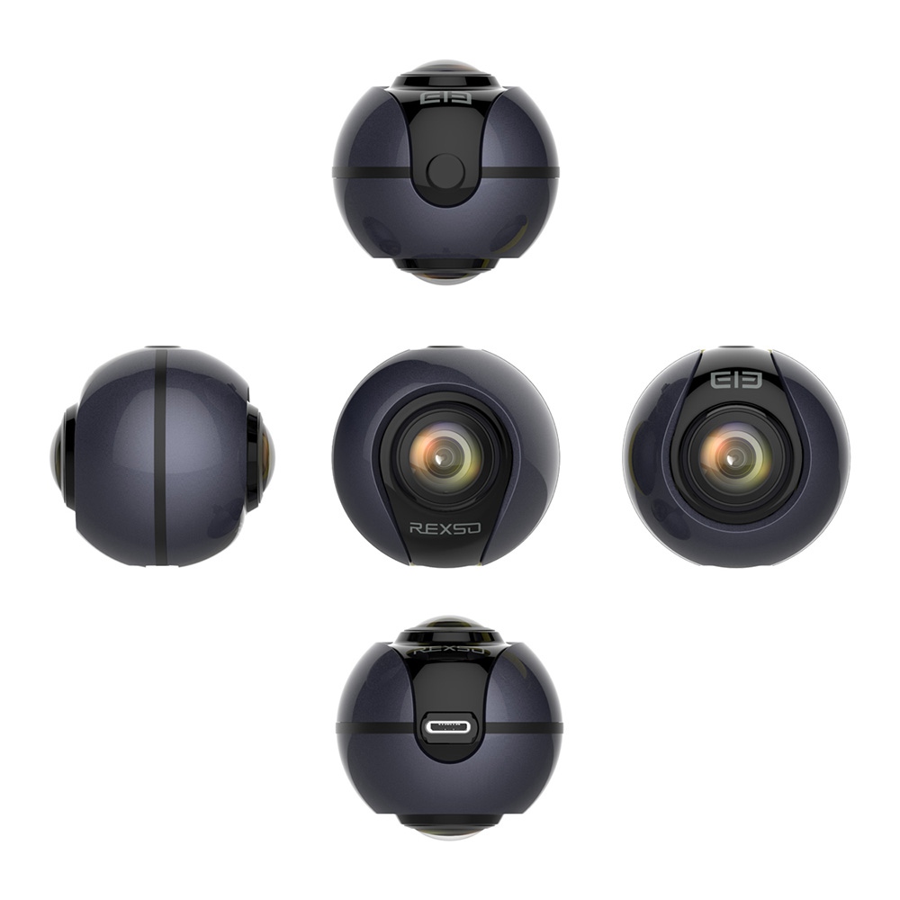 ELE Explorer 720 Degree Mini Panorama Camera Black