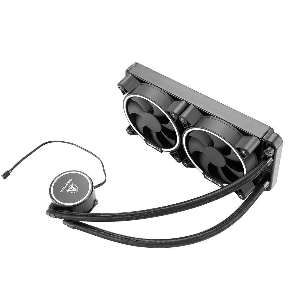Segotep Becool 240 White Light ver CPU Water Cooling Fan