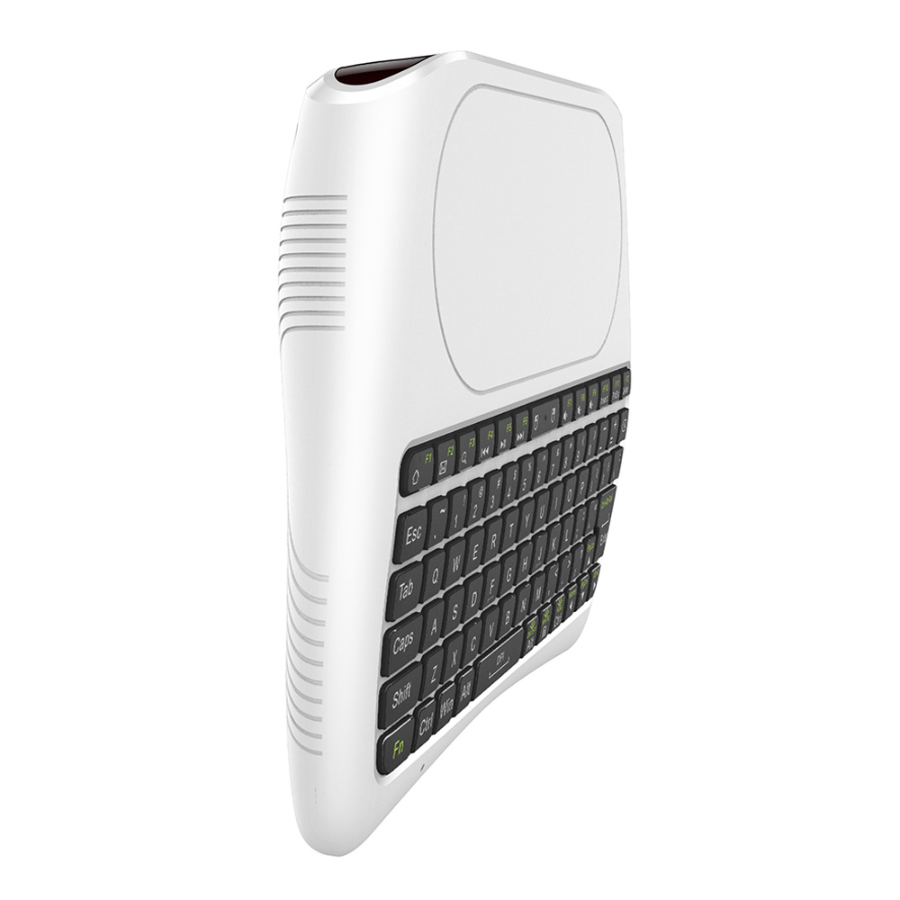 D8-L 2.4G Mini Wireless Keyboard with 4.1 in Touchpad Backlight-White