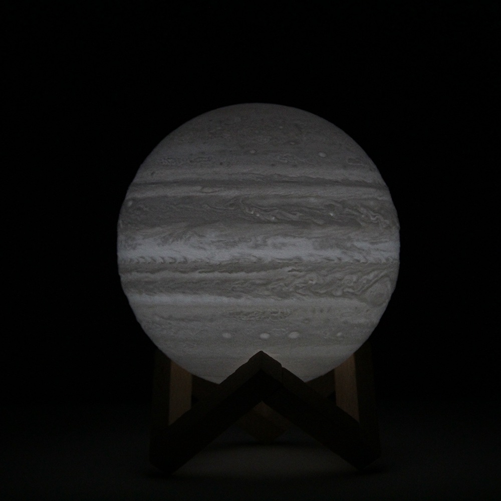 Geekbes 3D LED Jupiter Light 15cm White