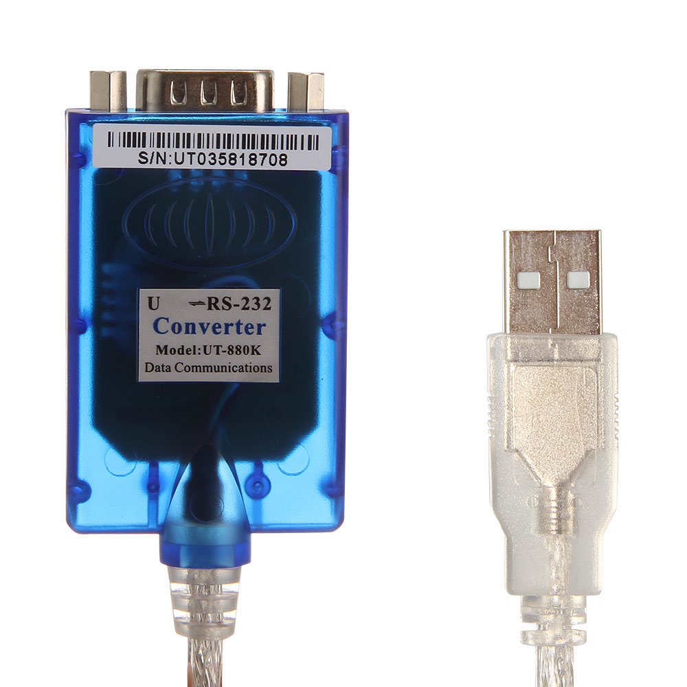 UTEK UT-880 USB To RS232 9-pin Serial Cable DB9 USB Serial Line