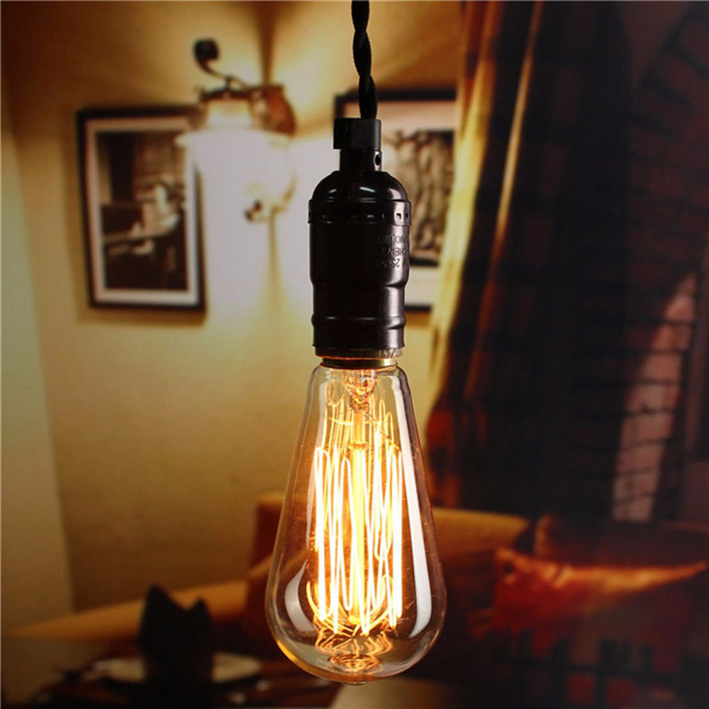E27 ST64 40W Edison Bulb