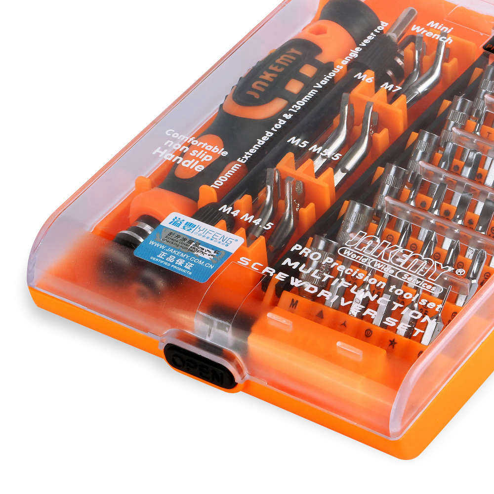JAKEMY JM-8150 Screwdriver Repair Tools Set Orange