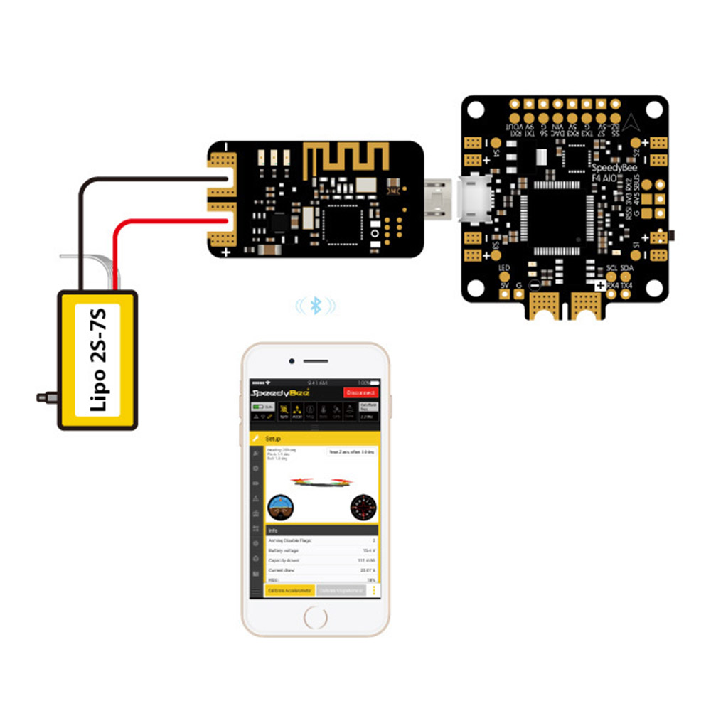 SpeedyBee Bluetooth-USB Adapter Flight Controller