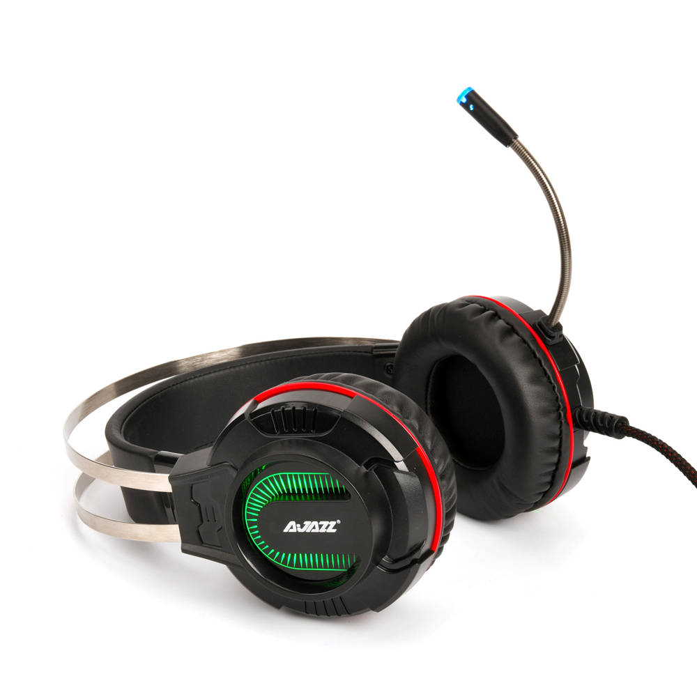Ajazz AX260 Gaming Headset with Mic LED Glowing Black