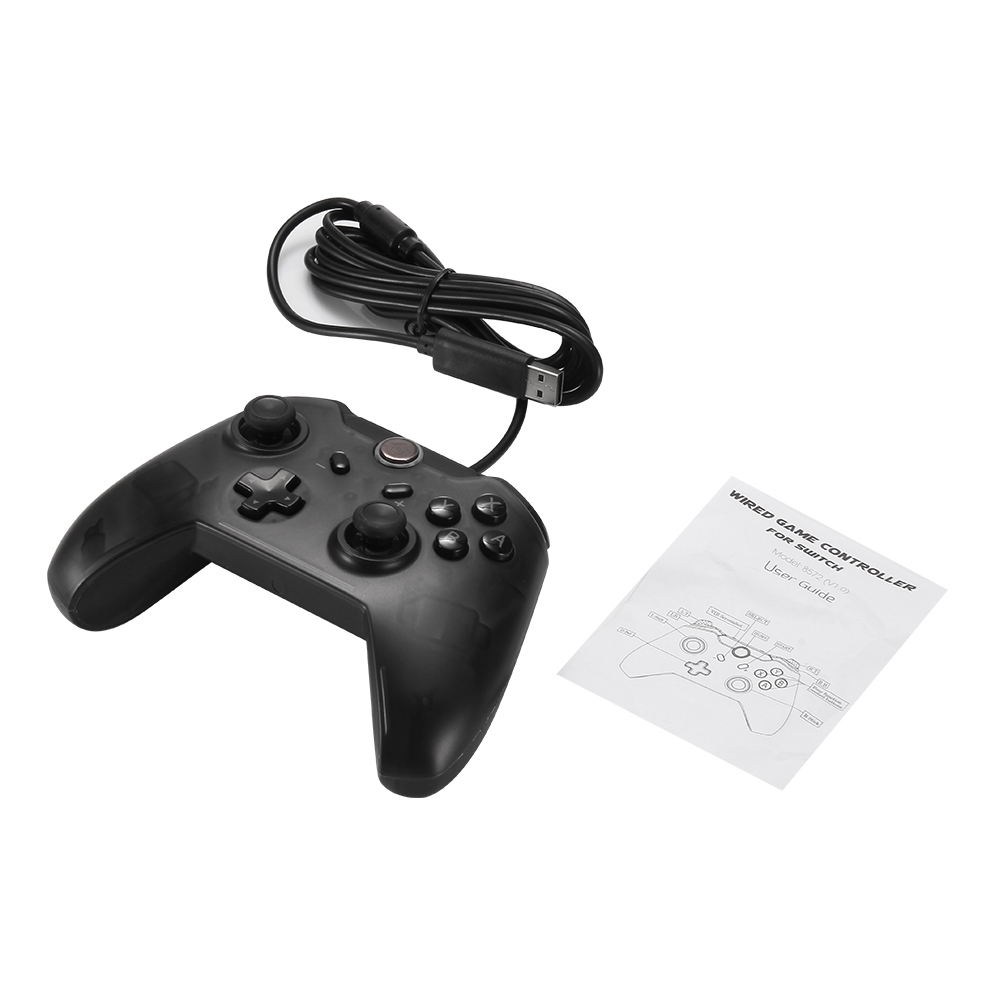 JRH-8572 Wired Game Controller for Switch PC Black