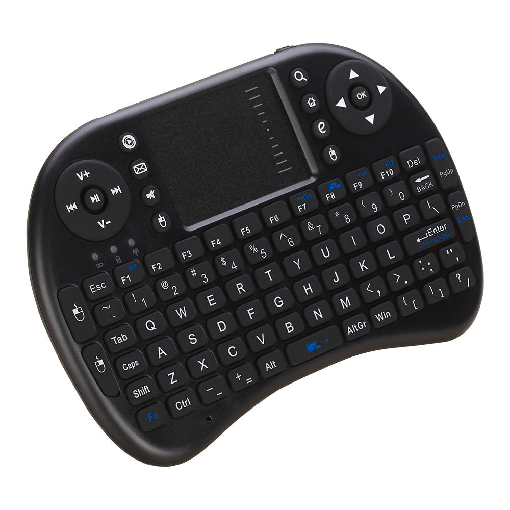 iPazzPort KP-810-21D English 2.4G Wireless Keyboard-Black