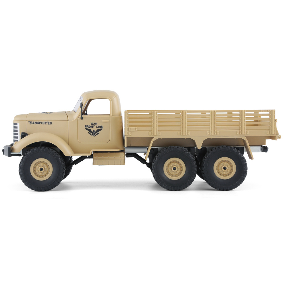 JJRC Q60 Transporter RC Car 6WD Military Truck RTR Khaki