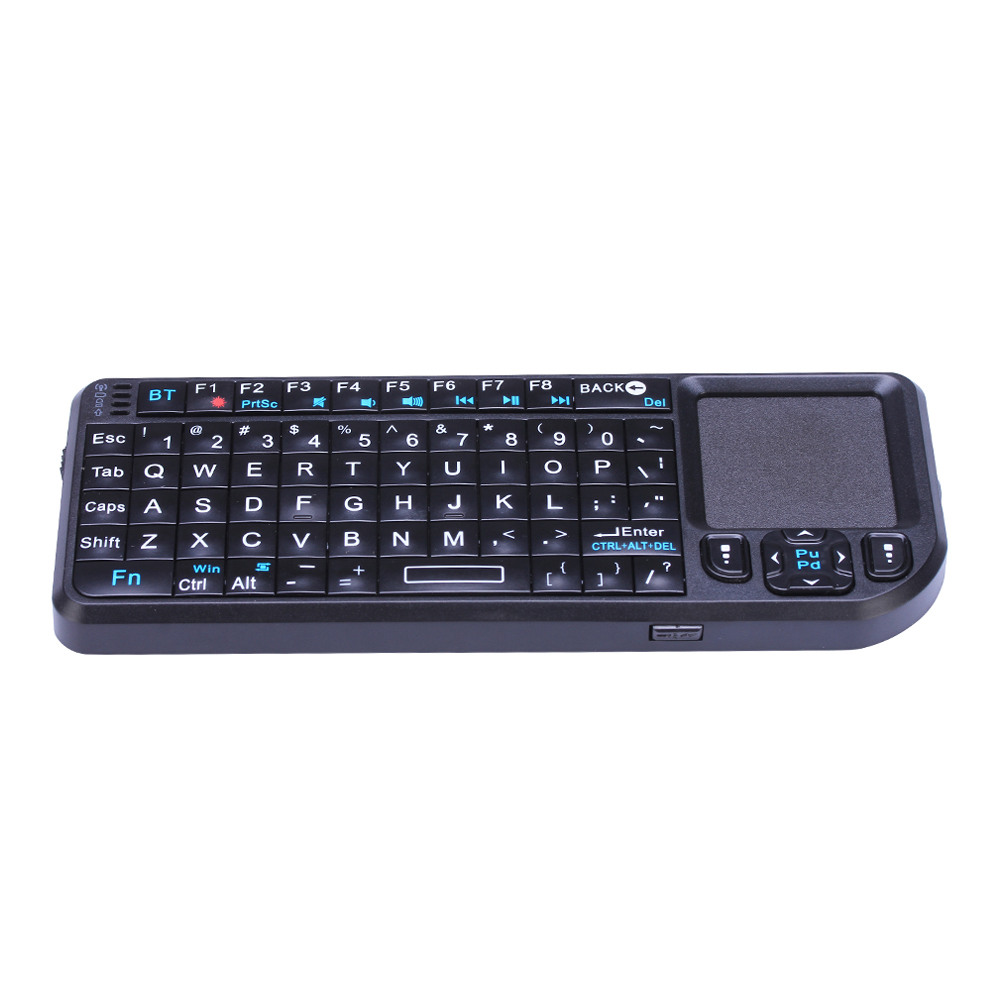 IPazzPort KP-810-10BT Mini Wireless Bluetooth Keyboard-Black