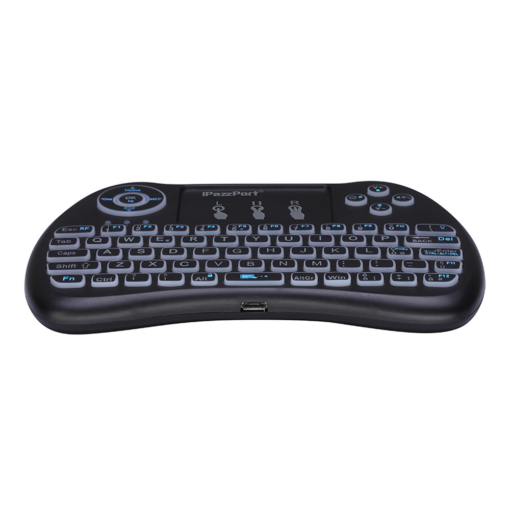 iPazzport KP-810-21Q Italian 3-Color Backlight 2.4G Wireless Keyboard