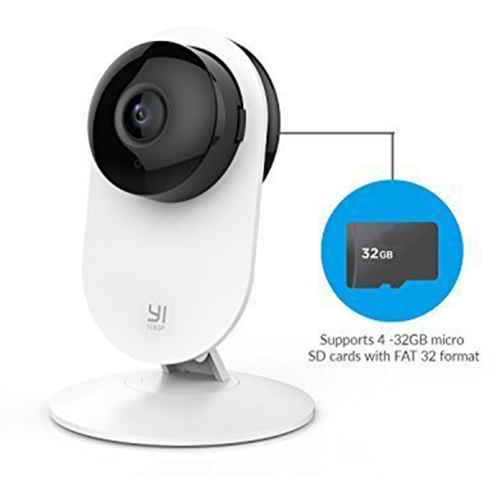 2 PCS YI Home Camera HD 1080p Smart WiFi IP Camera White
