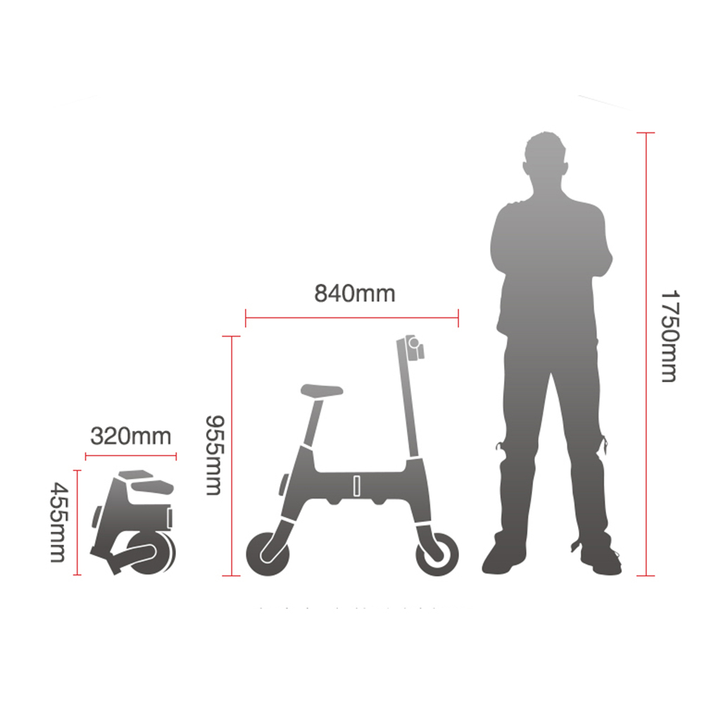 HIMO H1 Portable Folding Two-Wheel Electric Bicycle