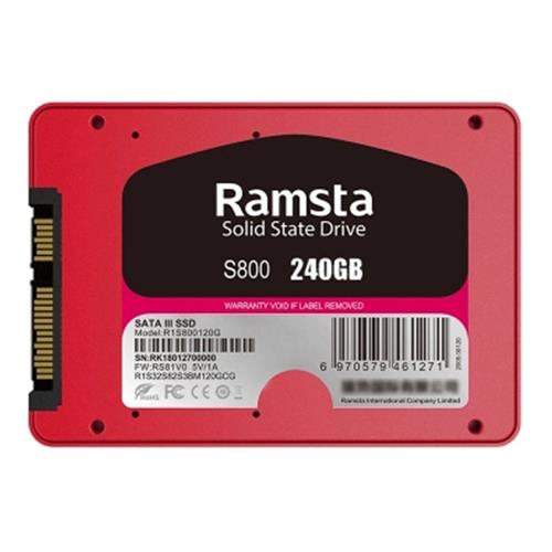 Ramsta S800 240GB SATA3 High Speed SSD Solid State Drive Hard Disk