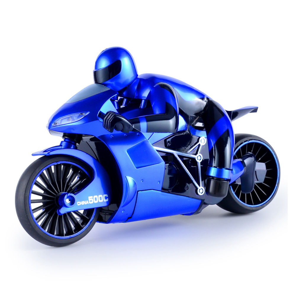 CSRC-22 2.4G 1:16 Drift RC Motorcycle LED Light RTR Blue