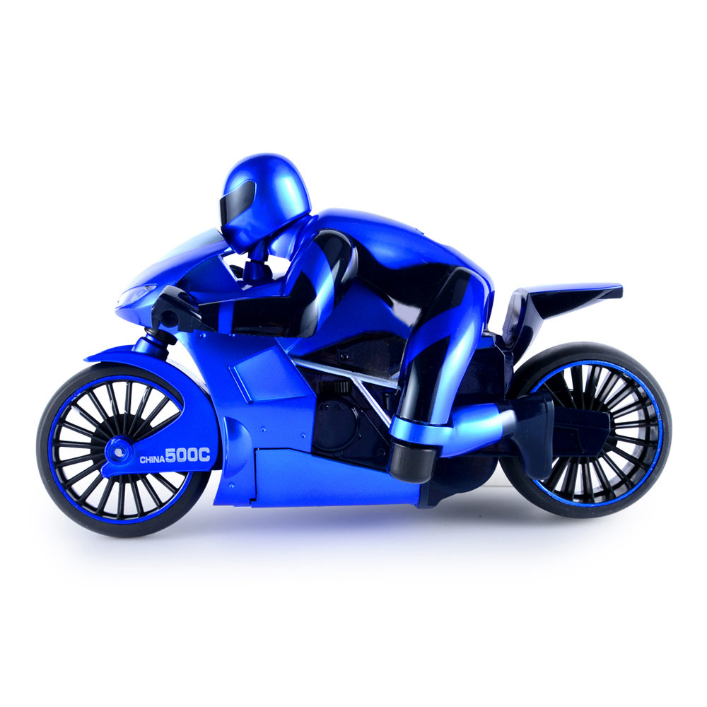CSRC-22 2.4G 1:16 Drift RC Motorcycle LED Light RTR Blue