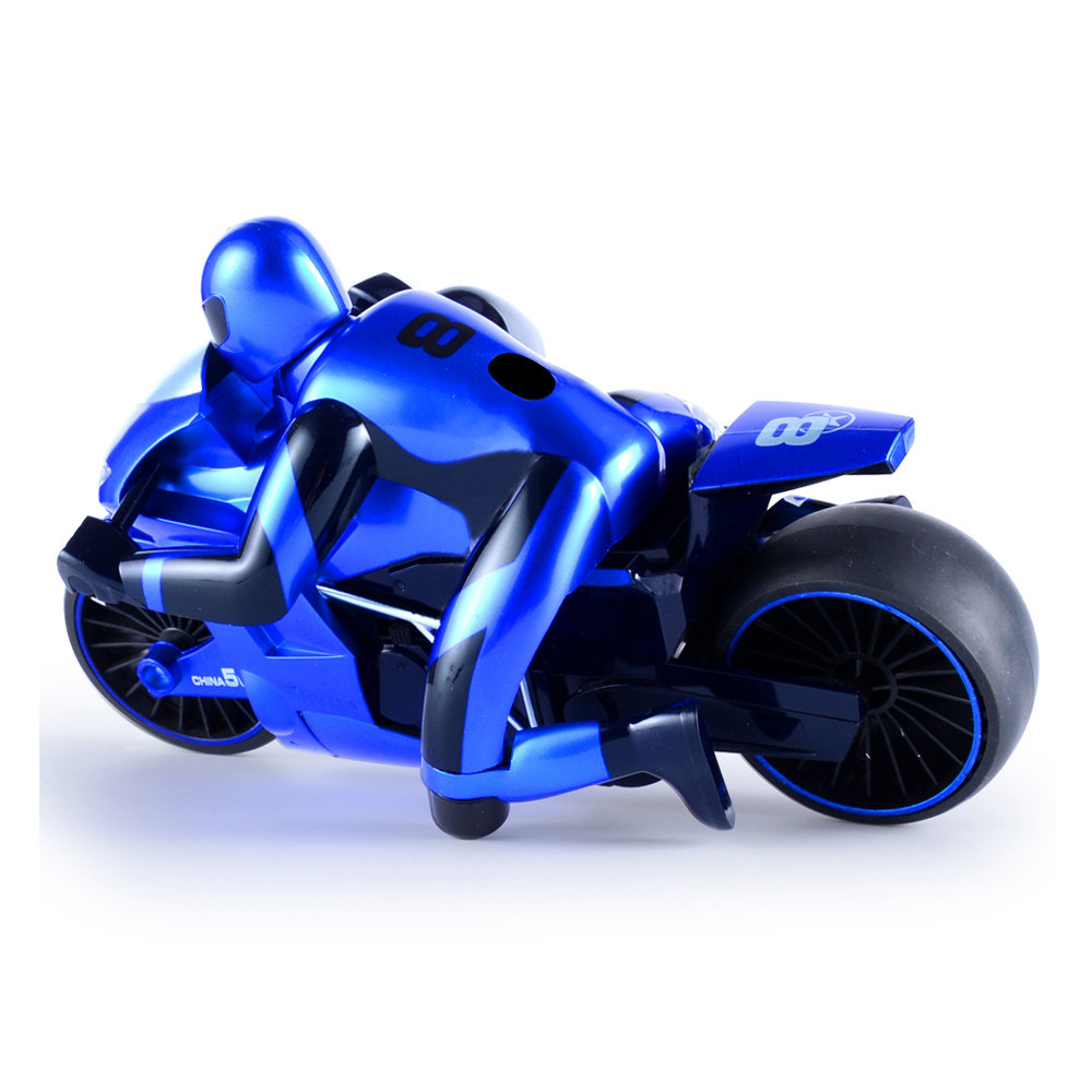 CSRC-22 2.4G 1:16 Drift RC Motorcycle LED Light RTR Blue