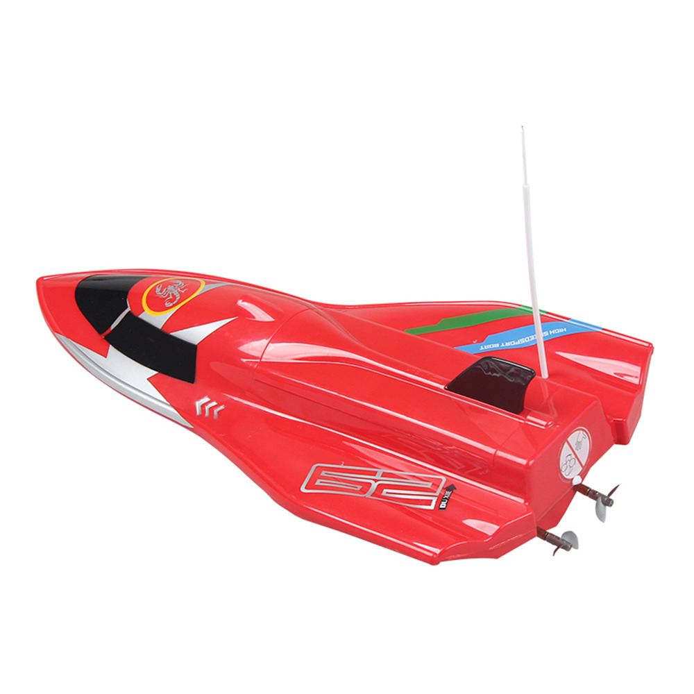 ShenQiWei CT3362 27Mhz 4CH Double Propeller RC Racing Boat Red