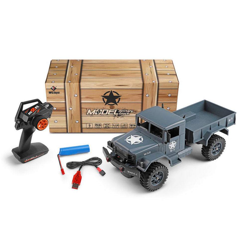 Wltoys 124301 Off-road RC Car Military Truck RTR Army Green