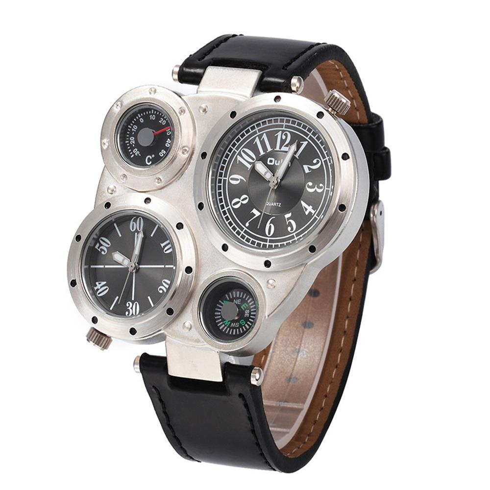 Men's Fashion Casual Functional Watch Black