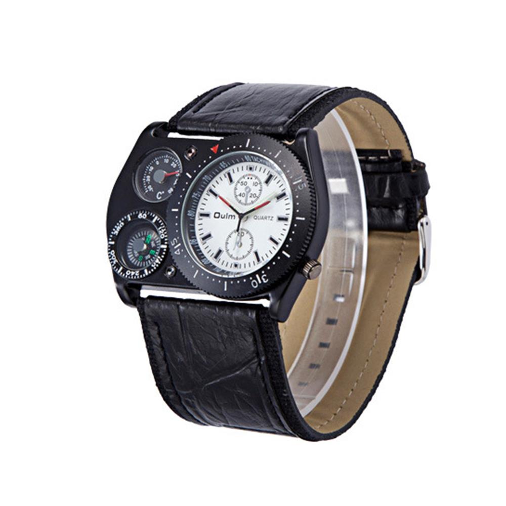 Men's Fashion Casual Functional Watch White