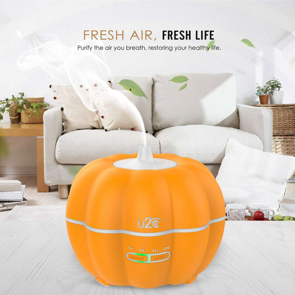 U2C Multi-Functions Essential Oil Diffuser Yellow