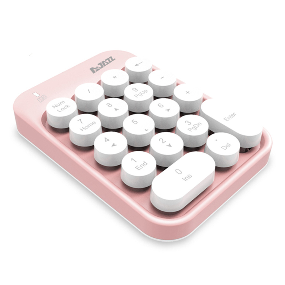 Ajazz AK18 2.4G Wireless Numeric Keypad Pink